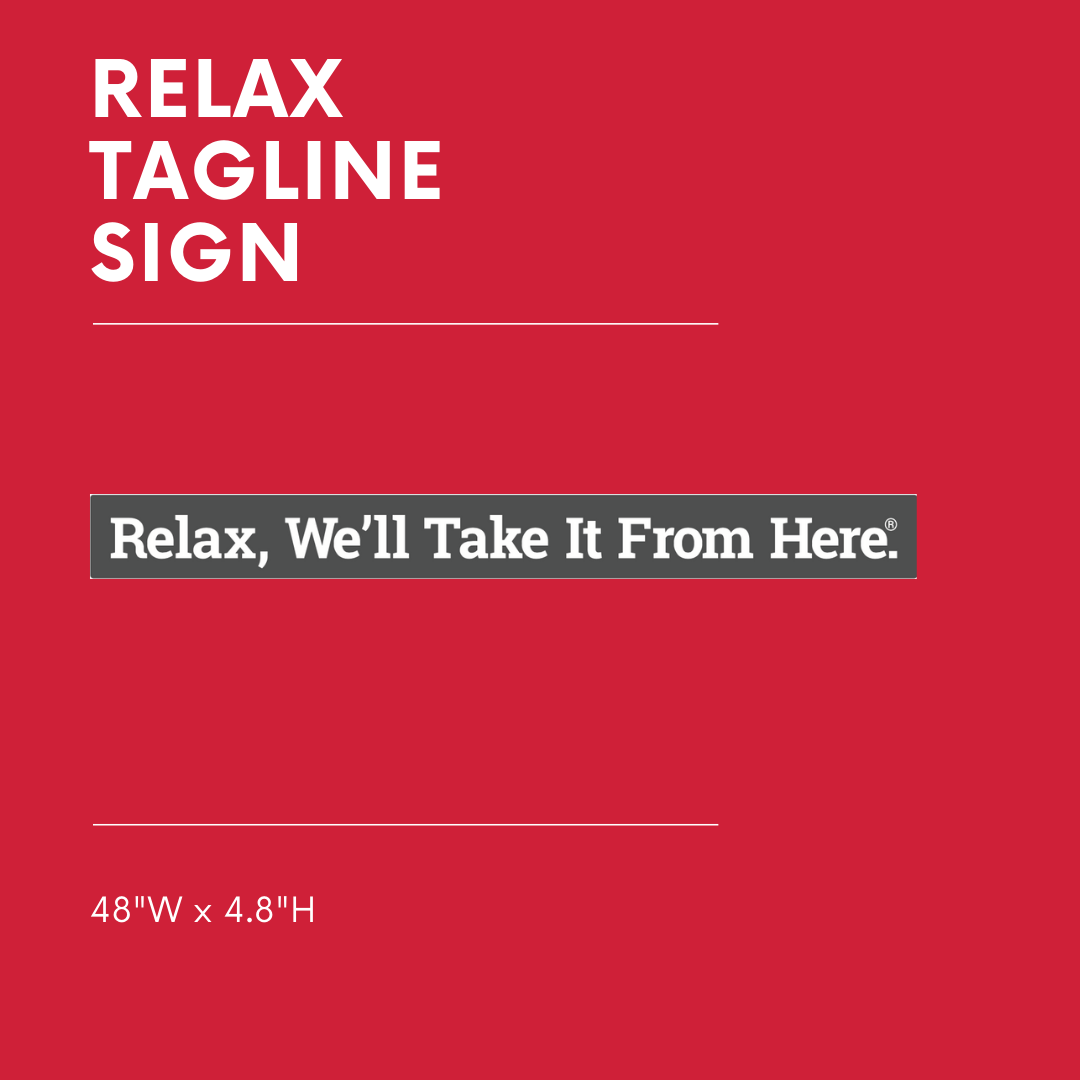 CARSTAR Interior Relax Tagline Sign | CARSTAR
